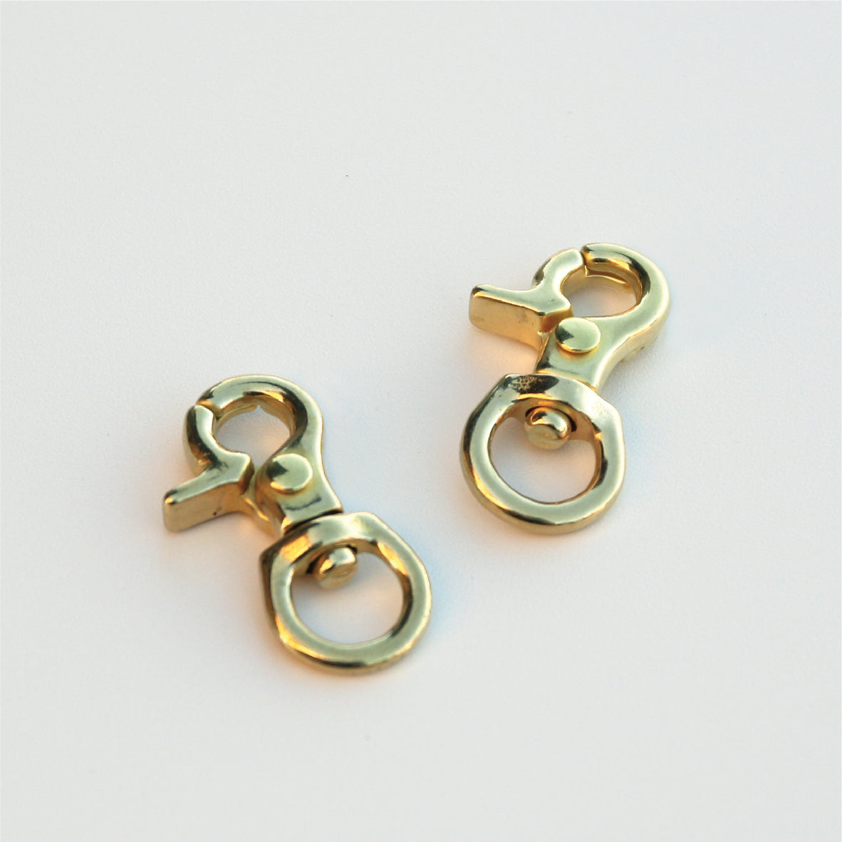 Brass swivel trigger snap 10mm x2 – MAKING AND THINGS BY .URUKUST